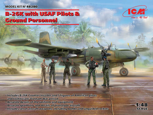 B-26K with USAF Pilots & Ground Personnel - Models & Hobbies 4 U