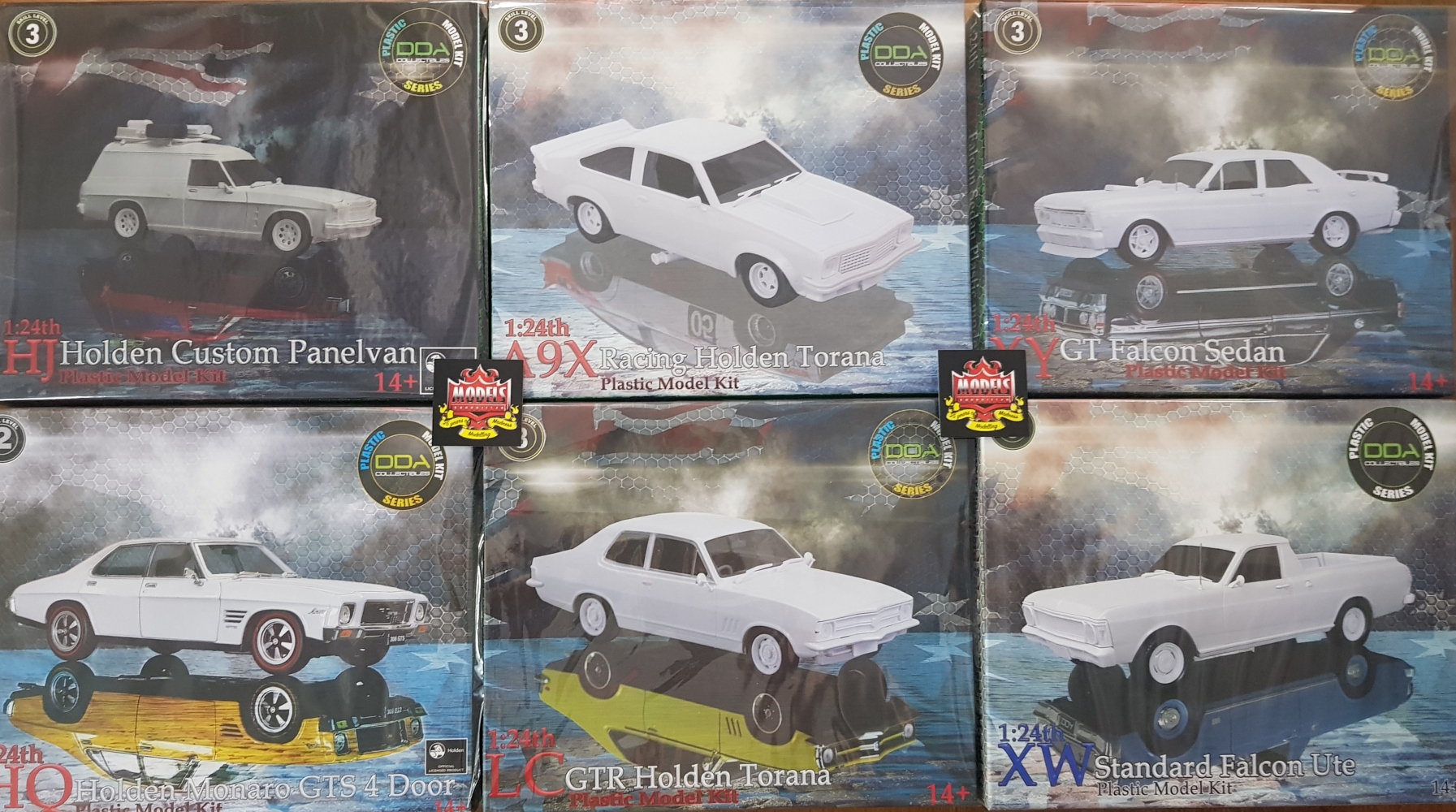 Australian Holden/Ford - Six Pack - Models & Hobbies 4 U