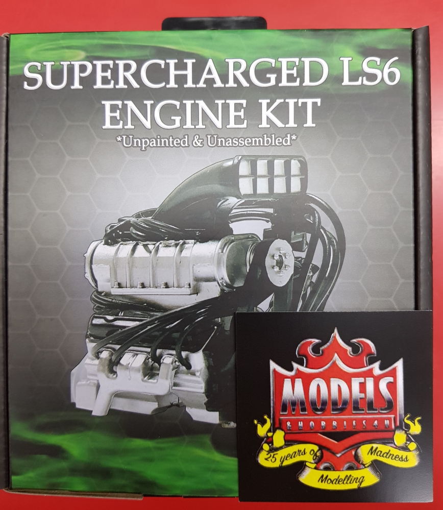 DDA 1/24 Holden LC/LJ Supercharged Torana LS6 Engine - Models & Hobbies 4 U