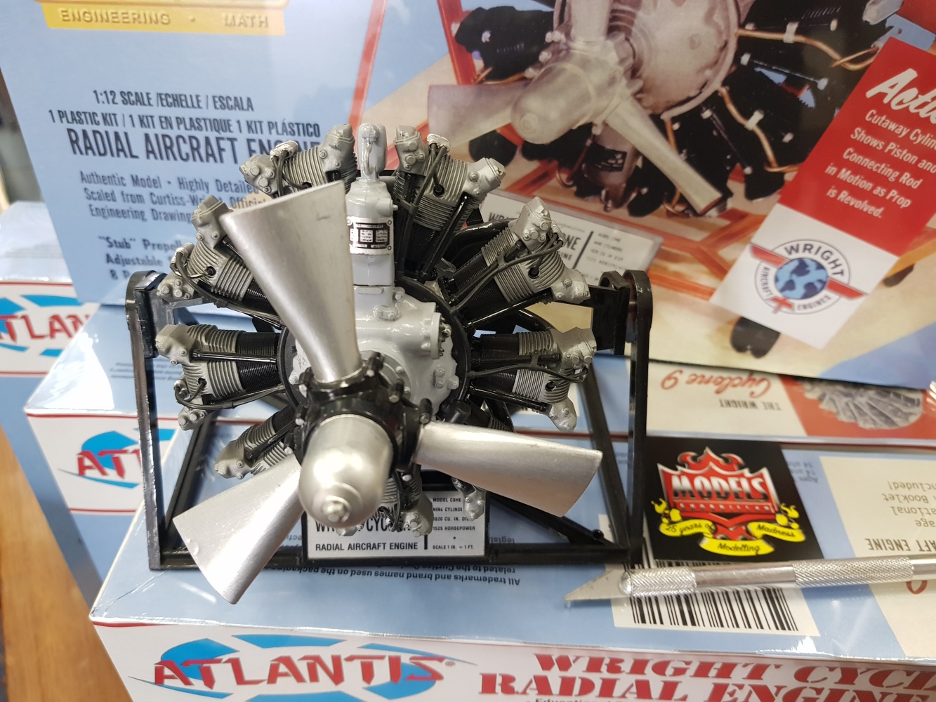 Wright Cyclone 9 Radial Engine - Models & Hobbies 4 U