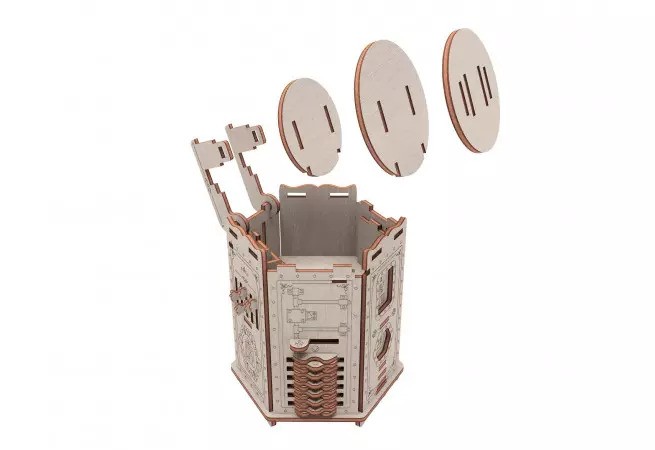 3D Fort Knox Box Pro Construction Kit 3 in 1 Puzzle - Models & Hobbies 4 U